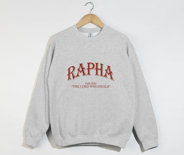 Rapha The Lord Who Heals - Christian Sweatshirt | Evercardia