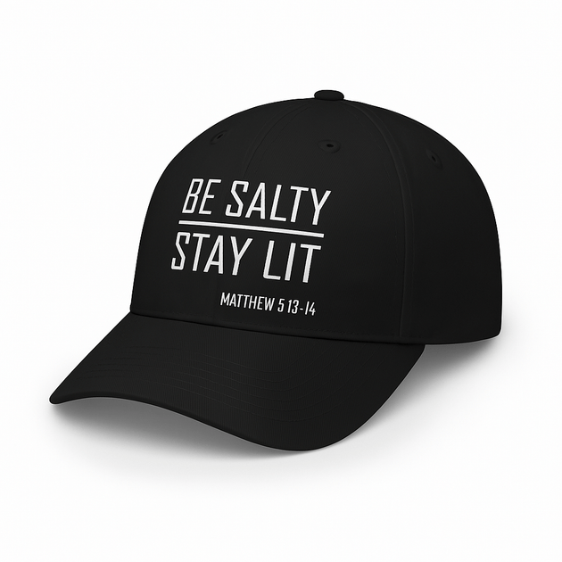 Be Salty - Stay Lit Six Panel Unisex Snapback Ballcap | Evercardia